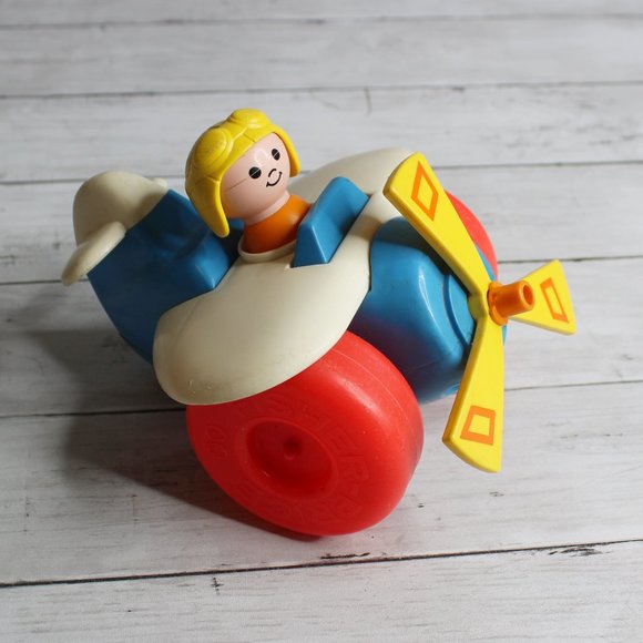 Fisher-Price | Toys | Fisher Price Vintage Airplane Pull String Toy ...